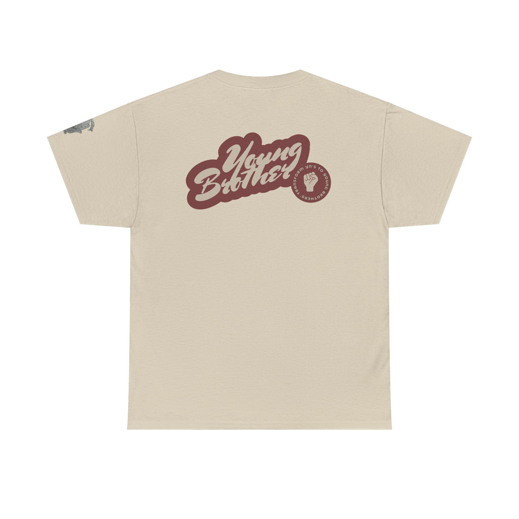 Young Brother Fist Logo Tee — Retro Script Graphic T-Shirt – The ...