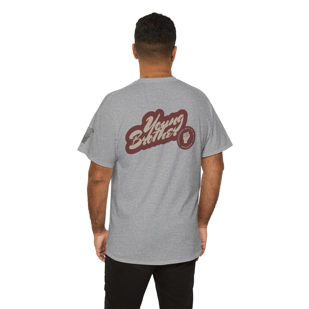 Young Brother Fist Logo Tee — Retro Script Graphic T-Shirt – The ...